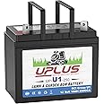 Amazon.com: UPLUS U1 Riding Lawn Mower Battery, Garden Tractors Battery Maintenance Free AGM ...