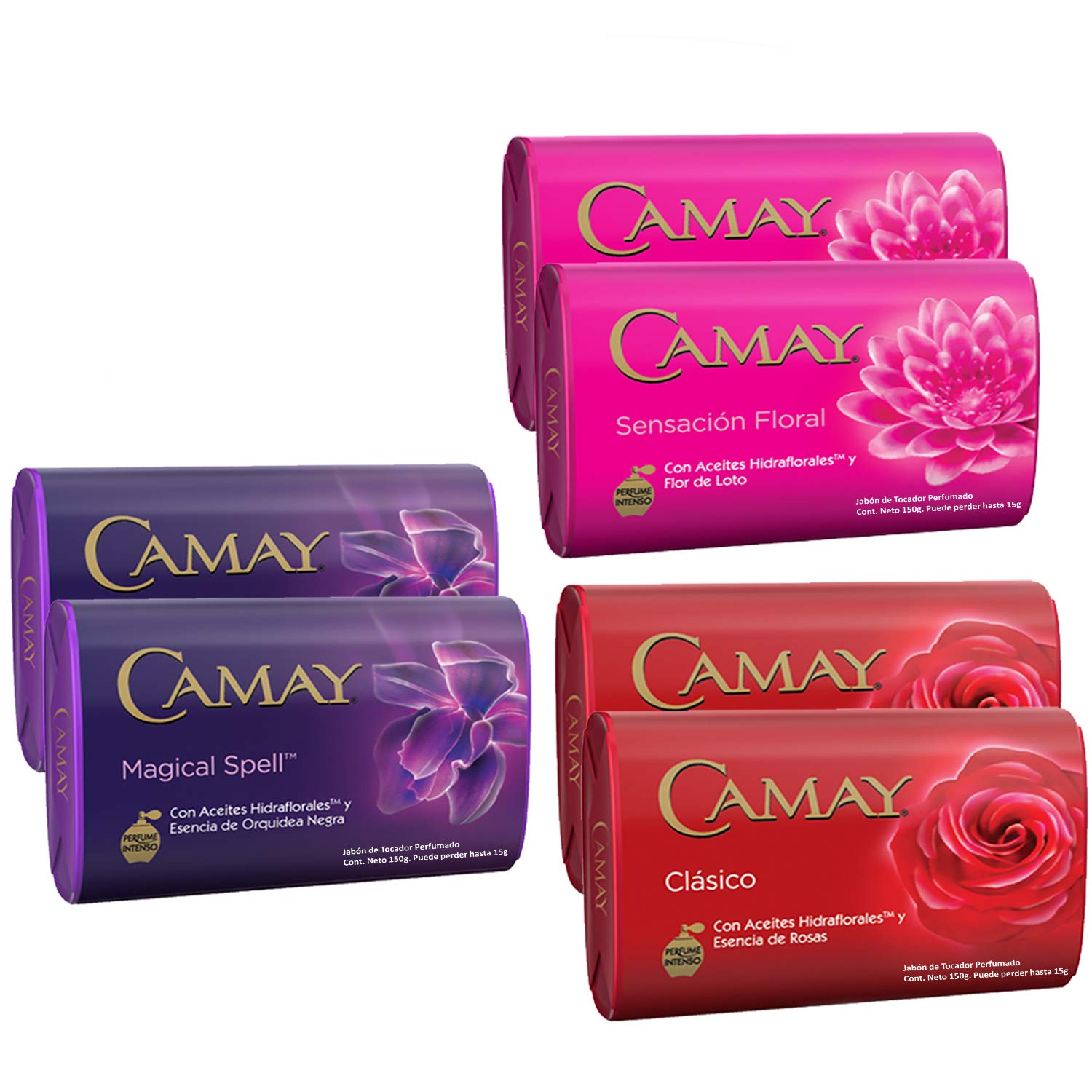 Amazon.com : Camay Clasico Bar Soap 5 Bars x 150g : Beauty