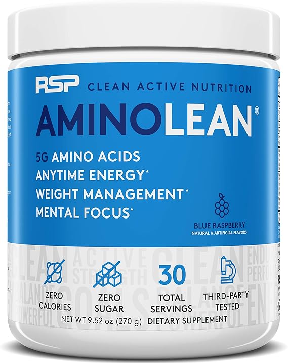 RSP AminoLean - All-in-One Pre Workout, Amino Energy, Weight Management ...