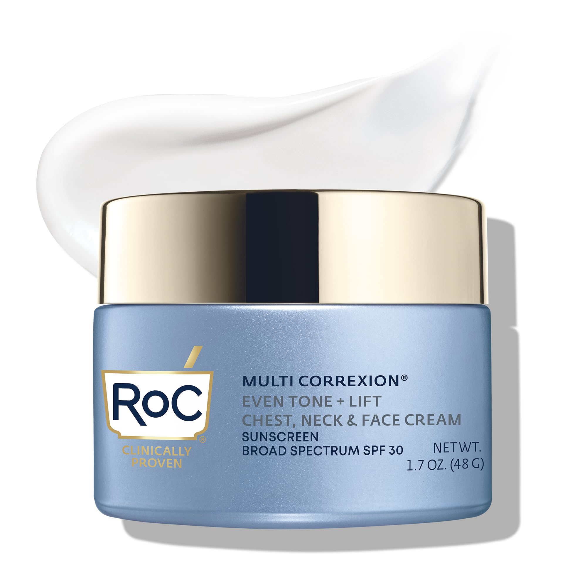 RoC Multi Correxion 5 in 1 Chest, Neck, and Face Moisturizer Cream with ...