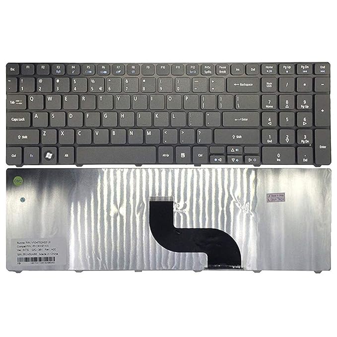 Laptop Keyboard Compatible for Acer Aspire 5738 5741 5742 5745 5810T ...