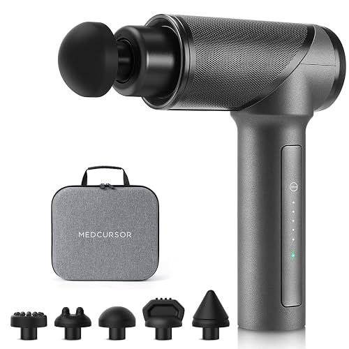 Medcursor Massage Gun, High Intensity Brushless Motor, Handheld ...