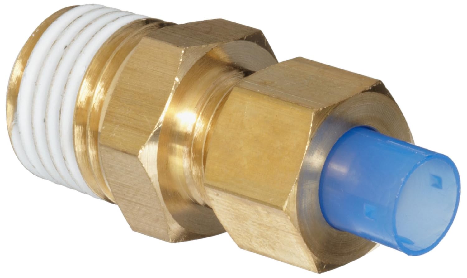 CÚT NỐI KHÍ THÂN ĐỒNG Ø6-REN 1/4 MALE CONNECTOR KFH06-02S SMC JAPAN