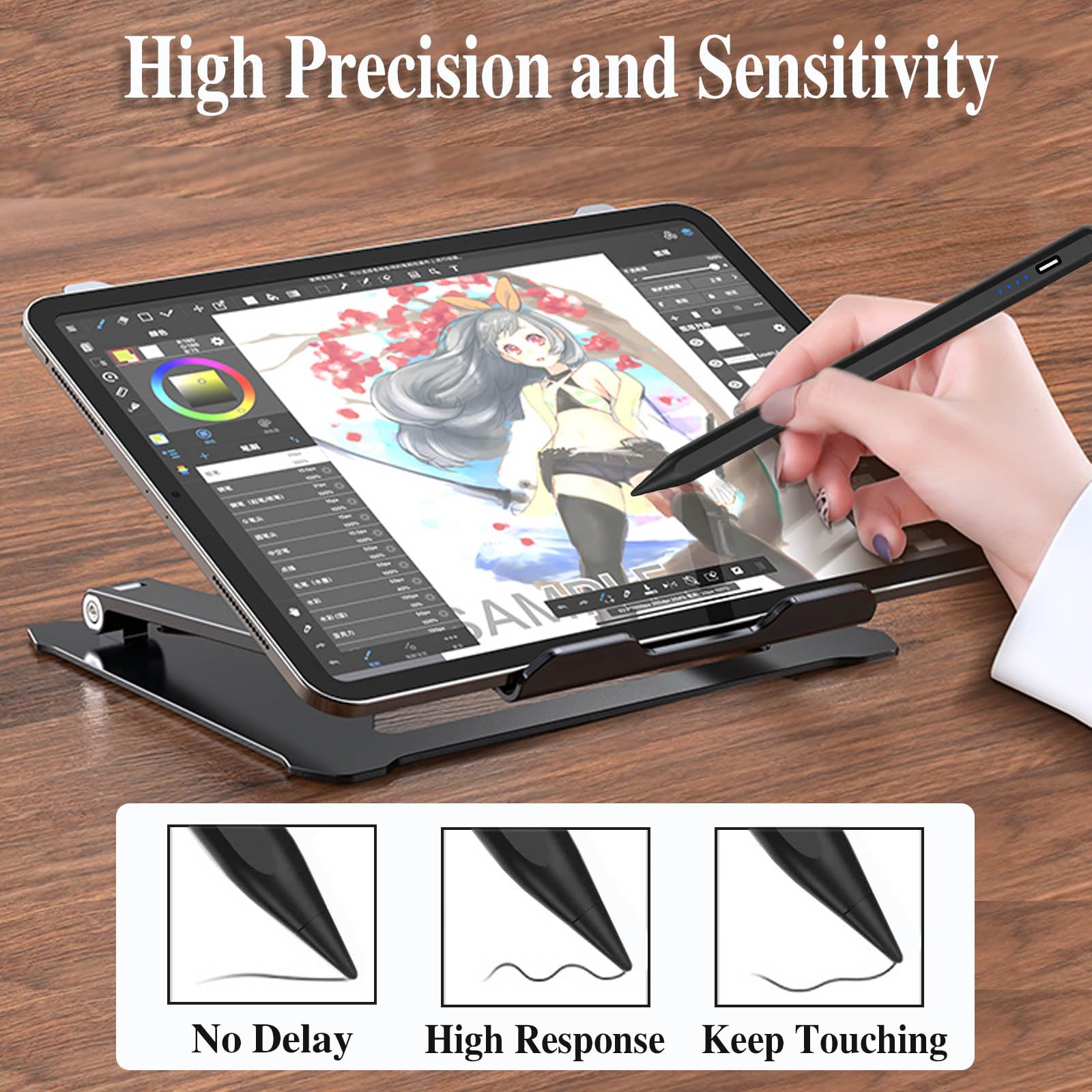 Mua Active Stylus Pens for Touch Screens Rechargeable Tablet Pen POM ...