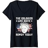 Amazon.com: the colonies are quite rowdy today Funny 4th of July queen ...
