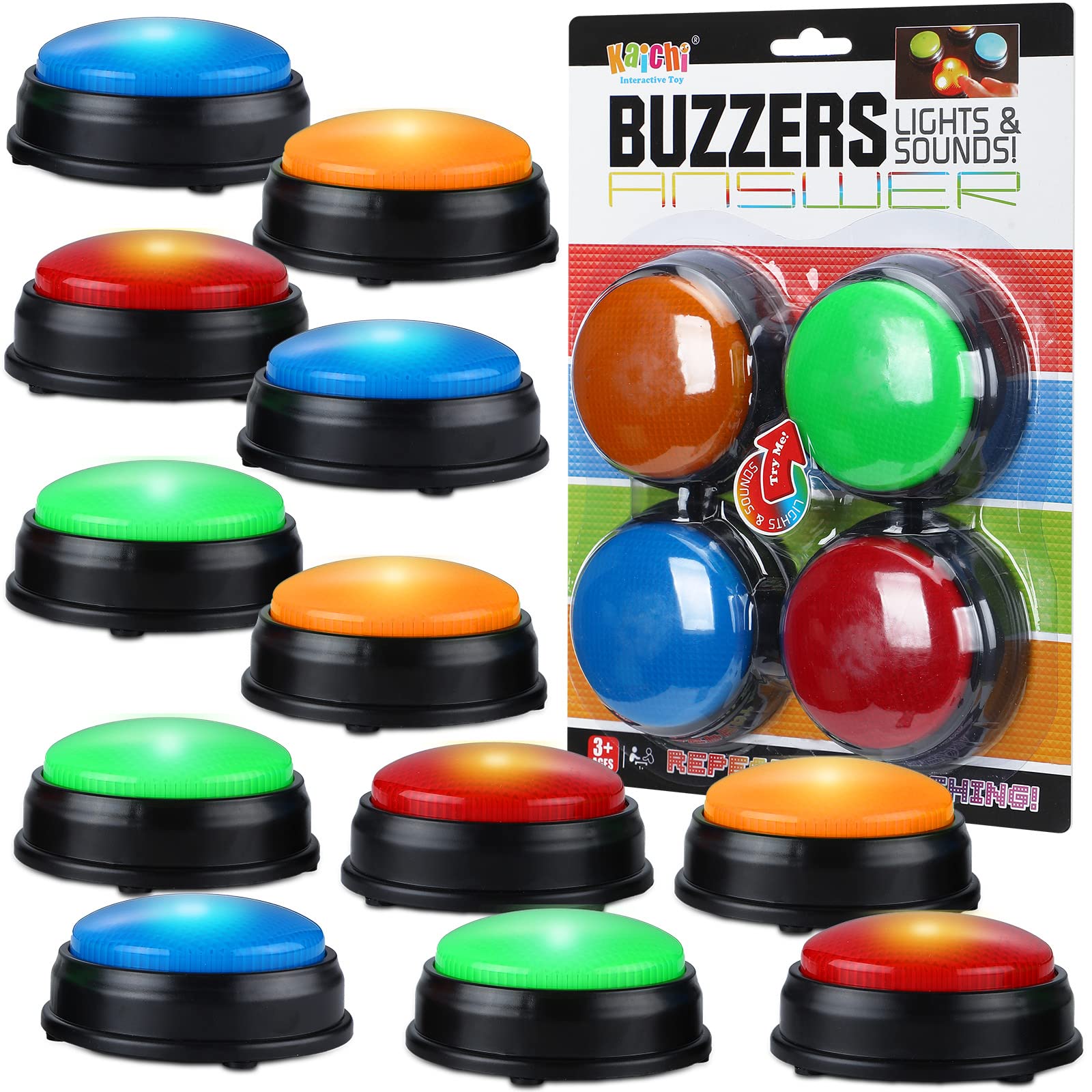 Mua Deekin 16 Pcs Sounds Buzzers Bulk for Classroom Assorted Colored ...