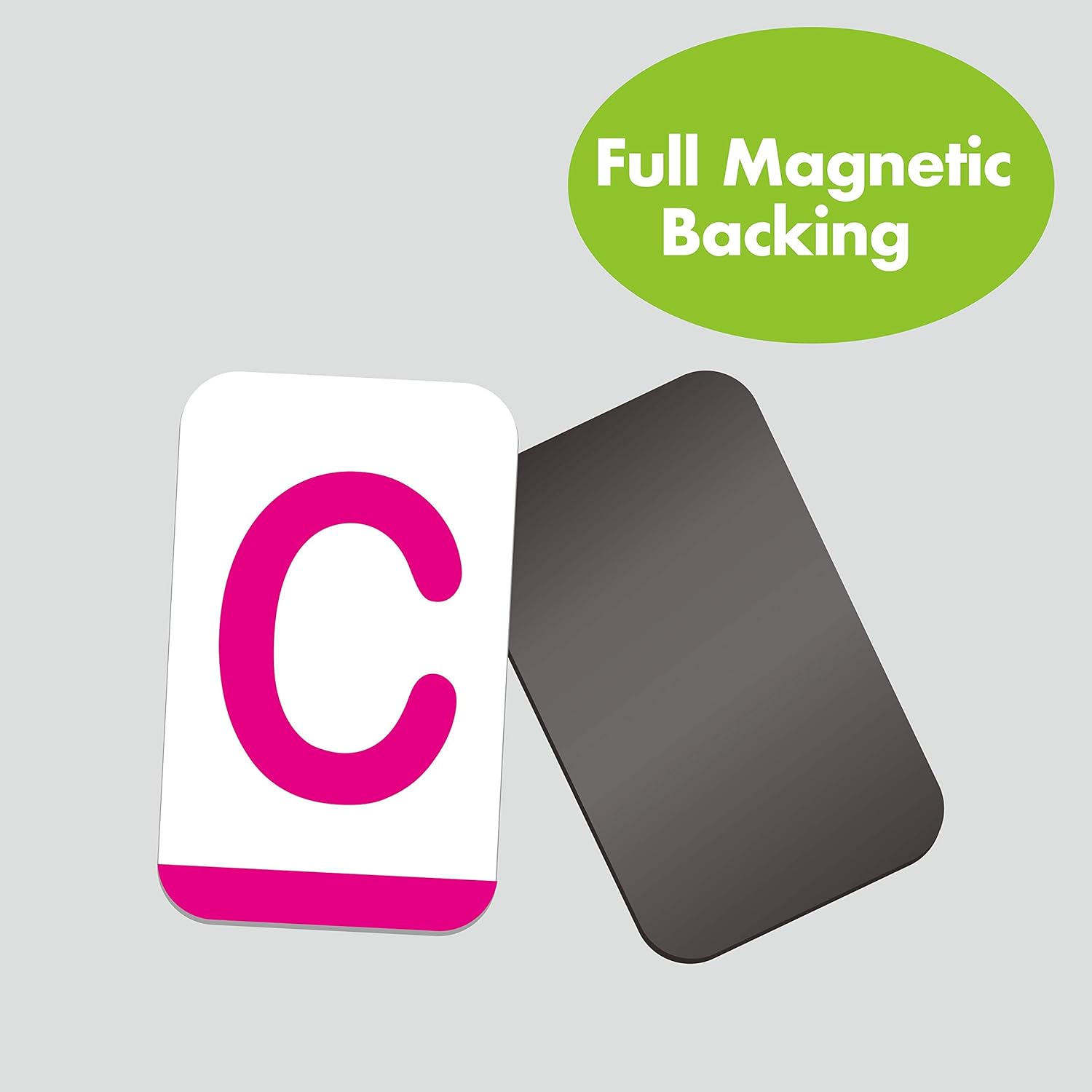 Hebayy Magnetic Alphabet ABC Flash Cards with Large Uppercase and ...
