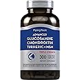 Amazon.com: Piping Rock Glucosamine Chondroitin Turmeric MSM | 300 Caplets | Triple Strength ...