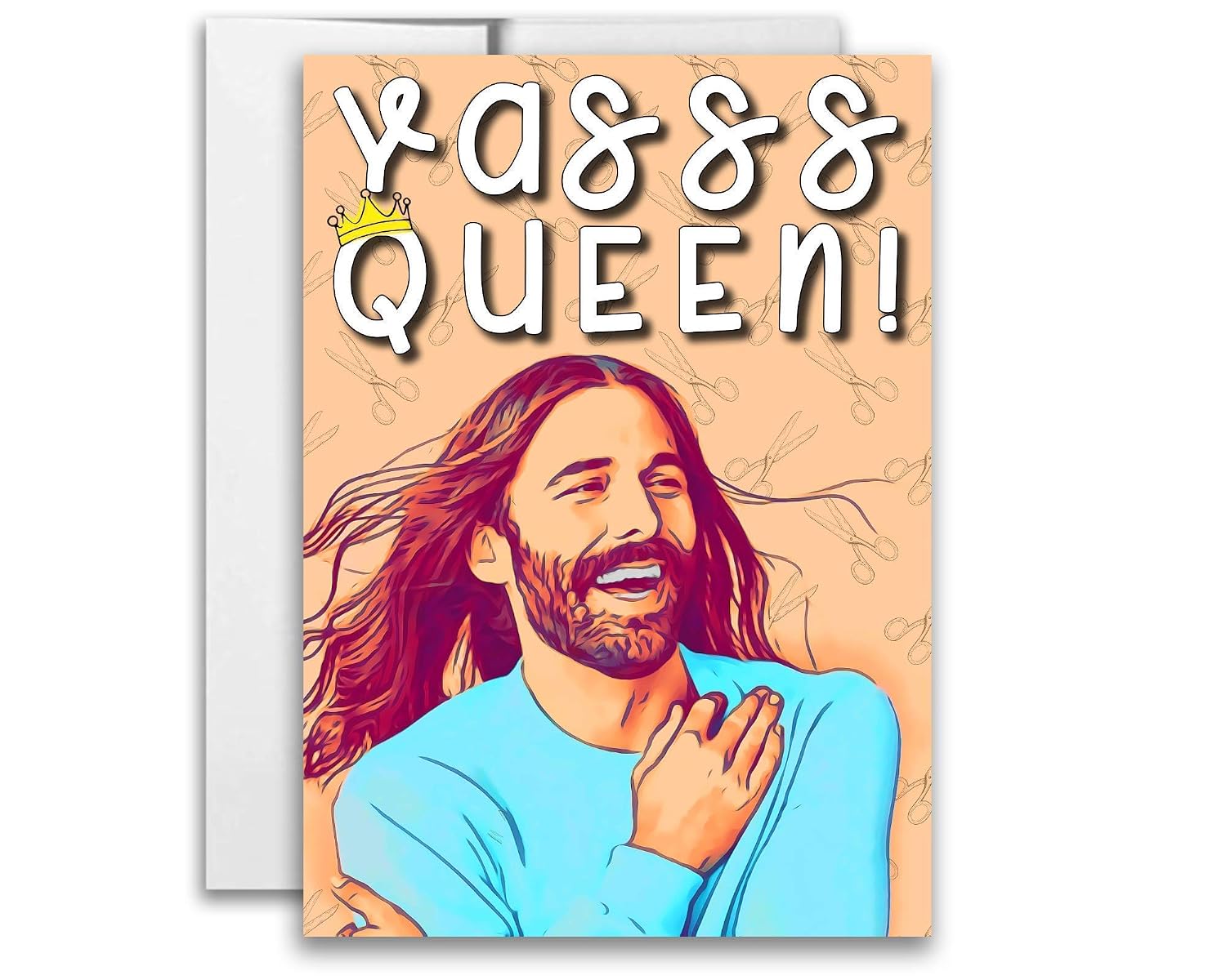 Amazon.com: Queer Eye Yas Queen Jonathan Van Ness Greeting Card 5x7 ...