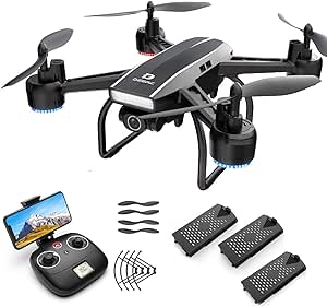 Amazon.com: DEERC D50 Drone+Spare Parts Accessories Kits+Rechargeable ...