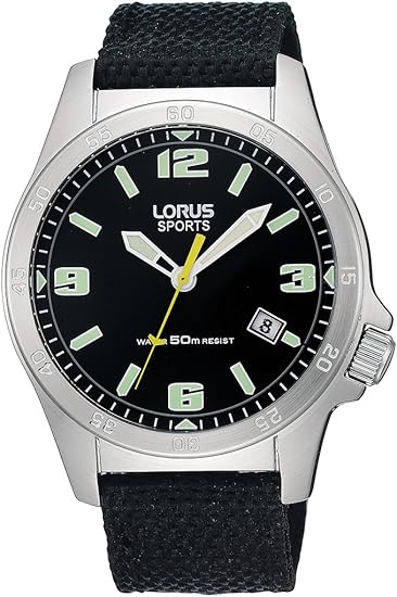 Lorus Gents Sports Watch with Lumibrite RXH93DX9: Amazon.co.uk: Watches