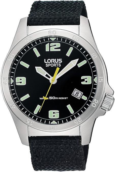 Lorus Gents Sports Watch with Lumibrite RXH93DX9: Amazon.co.uk: Watches