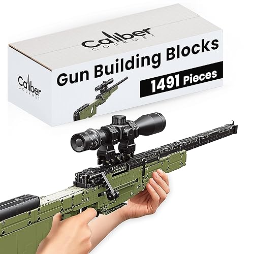 CampCo Sniper Rifle Gun Building Blocks Blaster Kit, Like Lego & NERF ...