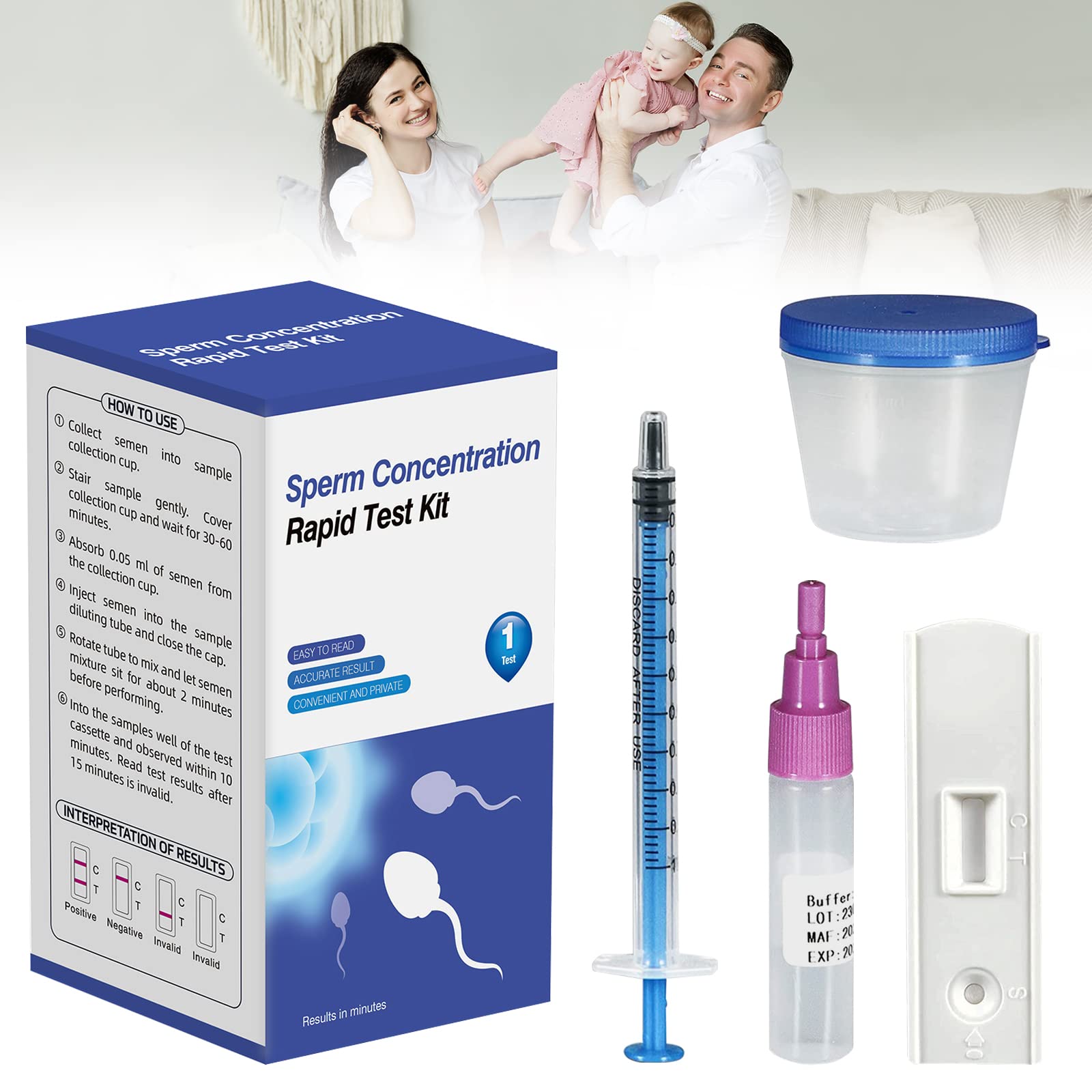 Mua Male Fertility Testing System Fertility Home Test Kit for Men ...