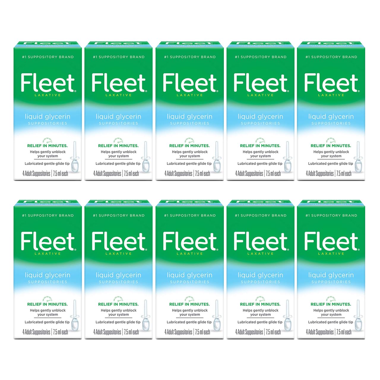 Mua Fleet Liquid Glycerin Suppositories, 4 Count (Pack of 10) trên ...