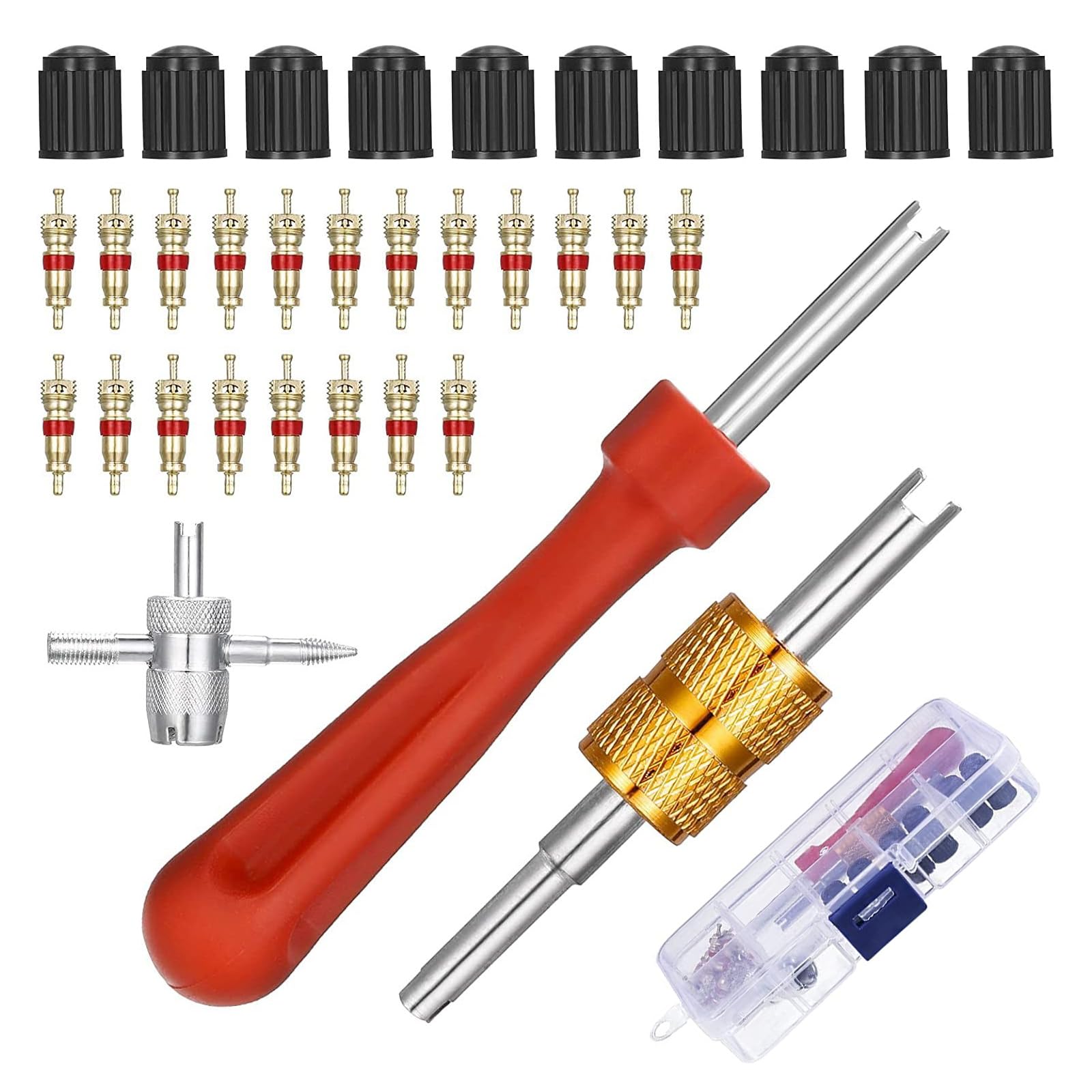 Mua Tire Valve Core, Tire Repair Tool, 33 Piece Set, Insect Crank ...