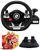 EVORETRO Steering Wheel for PC, Racing Wheel, Pedals, Paddle & Stick ...