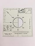 Pocket 1:25000 or 1:50000 Map Romer Scale Grid Reference Tool: Amazon ...