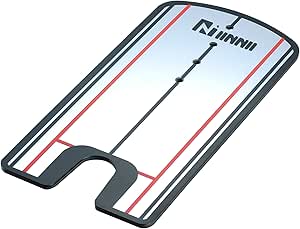 Amazon.com : IINNII Putting Alignment Mirror Training Aid - Practice ...