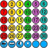 Amazon.com: WhatSign Line up Spots for Classroom Floor - 36Pcs Floor ...