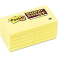 Amazon.com : Post-it Super Sticky Notes, 2x2 in, 10 Pads, 2x the ...
