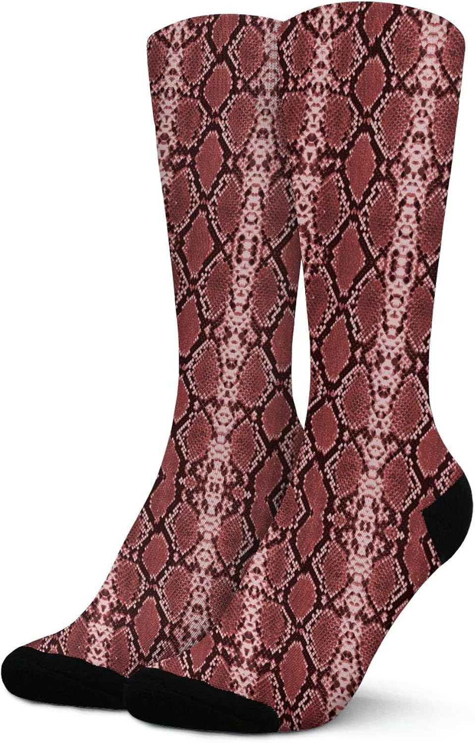 Althetic Red Python Snake Skin Compression Socks Circulation Stockings ...