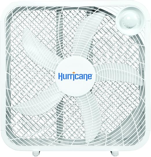 Hurricane Box Fan - 20 Inch | Classic Series | 3 Energy Efficient Speed ...