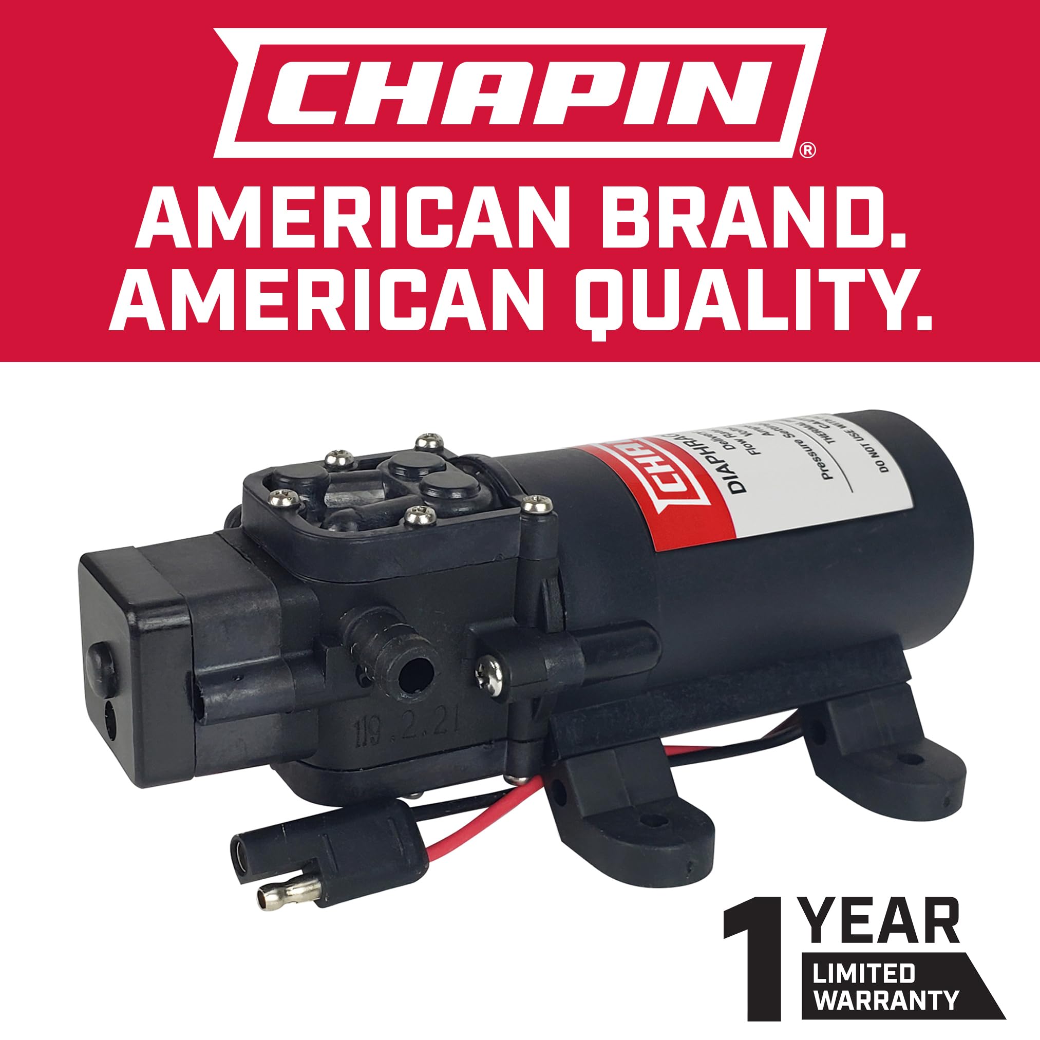 Mua Chapin International 6-9206 12V 1.0 GPM Standard Diaphragm Pump, Black trên Amazon Mỹ chính ...