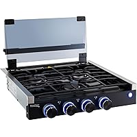 Amazon.com: RecPro RV Built In Gas Cooktop Stainless Steel | 3 Burners ...