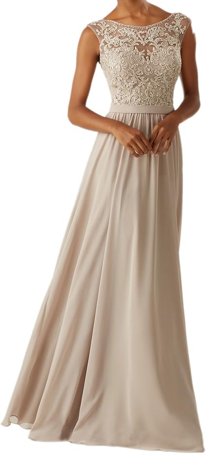 Erstaunlich Kleid Beige Lang Bilder