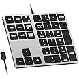Amazon.com: Kisnt Wired USB-C Number Pad, Slim Type-C Numpad 34 Key Numeric Keypad Portable 10 ...