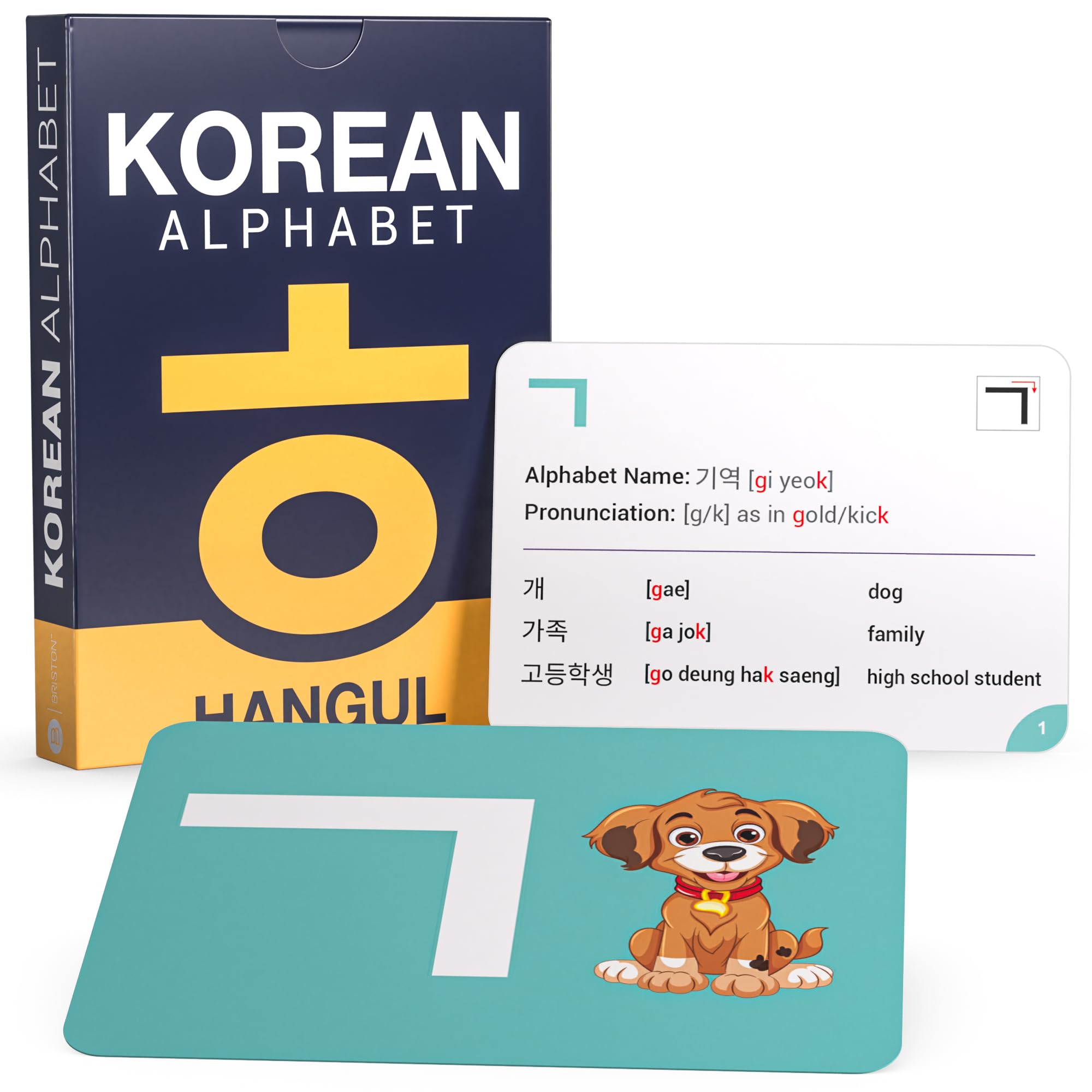 Mua 41 Korean Alphabet Hangul Flash Cards – Educational Language ...