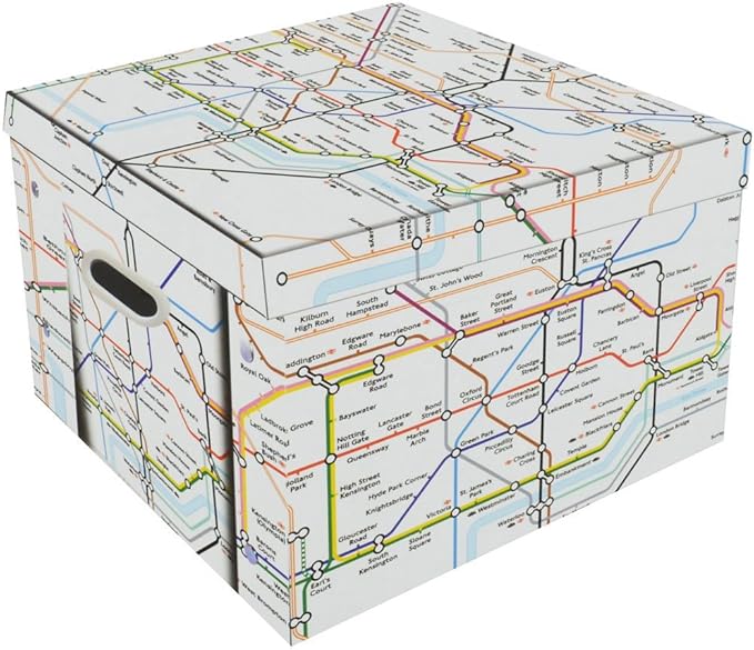 Amazon.com: Collapsible London Underground 24cm x 36.5cm x 36.5cm ...
