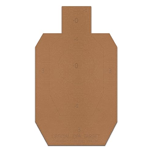Official IDPA Cardboard Shooting Targets, Competition Torso Target ...