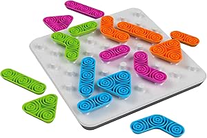 Amazon.com: Fat Brain Toys GridBlock Games for Ages 8 to 12 : Toys & Games