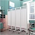 Amazon.com: 4-Panel Medical Privacy Partition Screen with Wheels ...