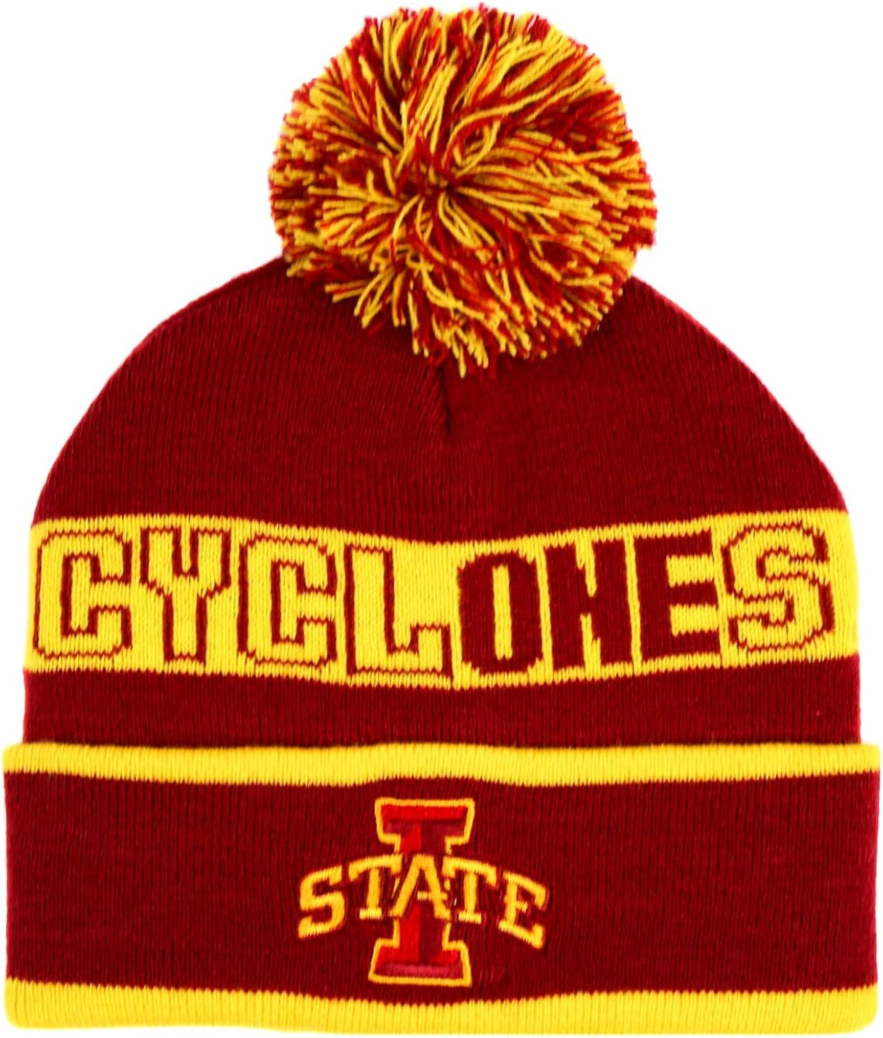 Amazon.com : NCAA Iowa State Cyclones Men's Pom Pom Knit Hat : Sports ...
