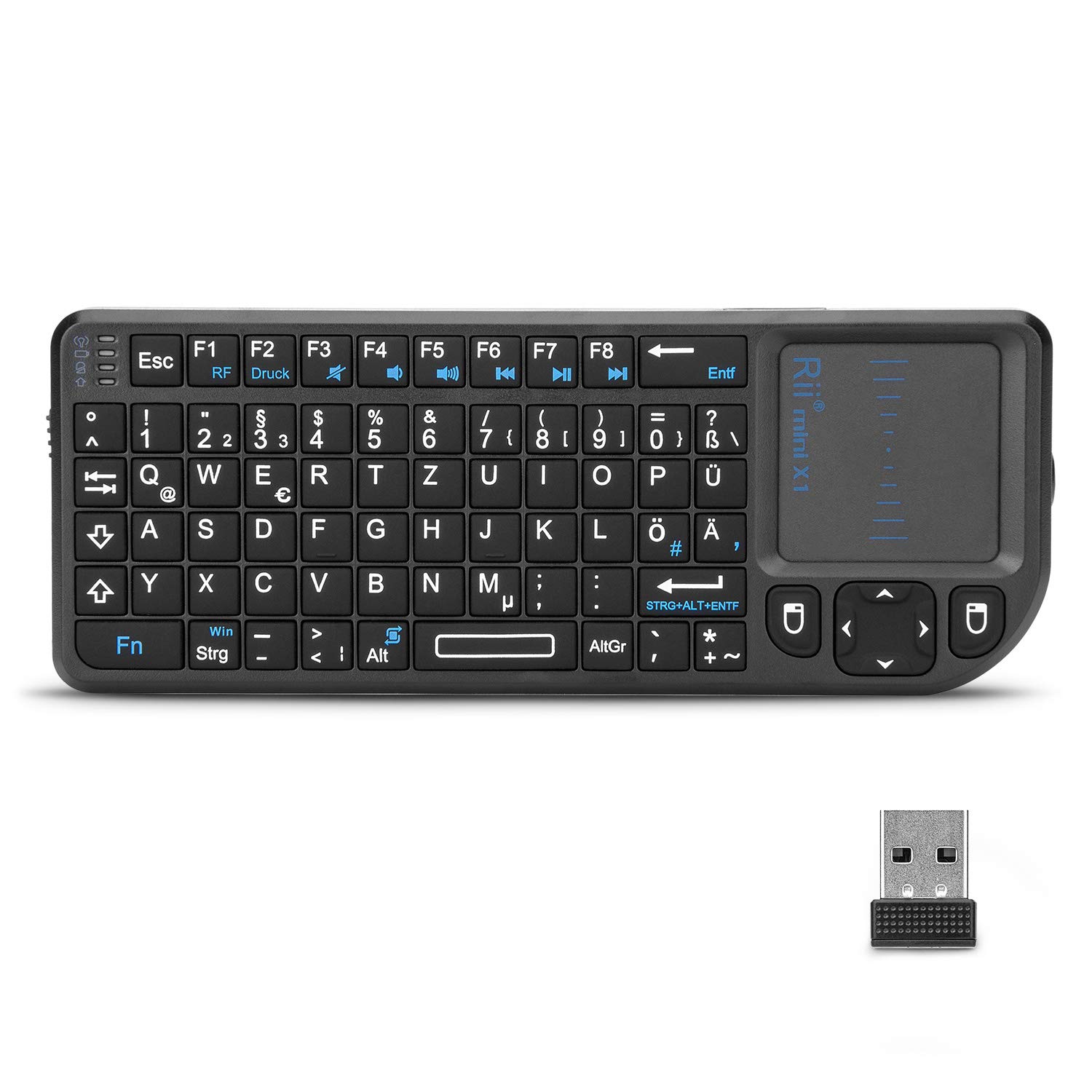 Mua Rii X1 Mini Wireless Keyboard with Touchpad, Mini Keyboard for ...