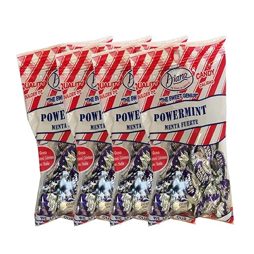 Diana Power Mint - Powerful Breath Mints Individually Wrapped - 90g ...