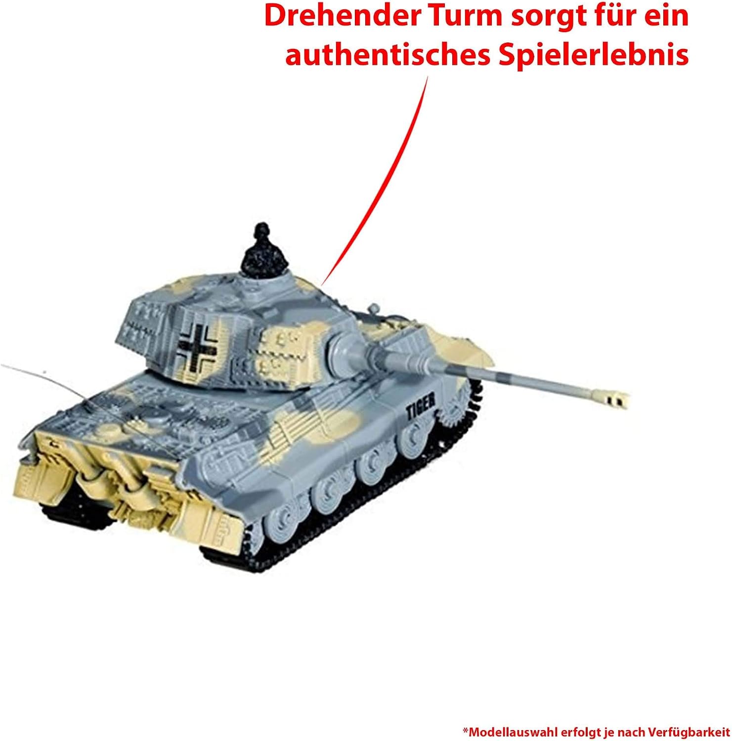 HSP Himoto German Königtiger RC R/C Mini Remote Control Tank King Tiger ...