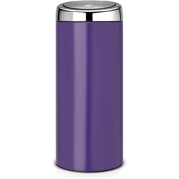 Brabantia 30 Litre Soft Touch Bin - Purple - My Kitchen Accessories