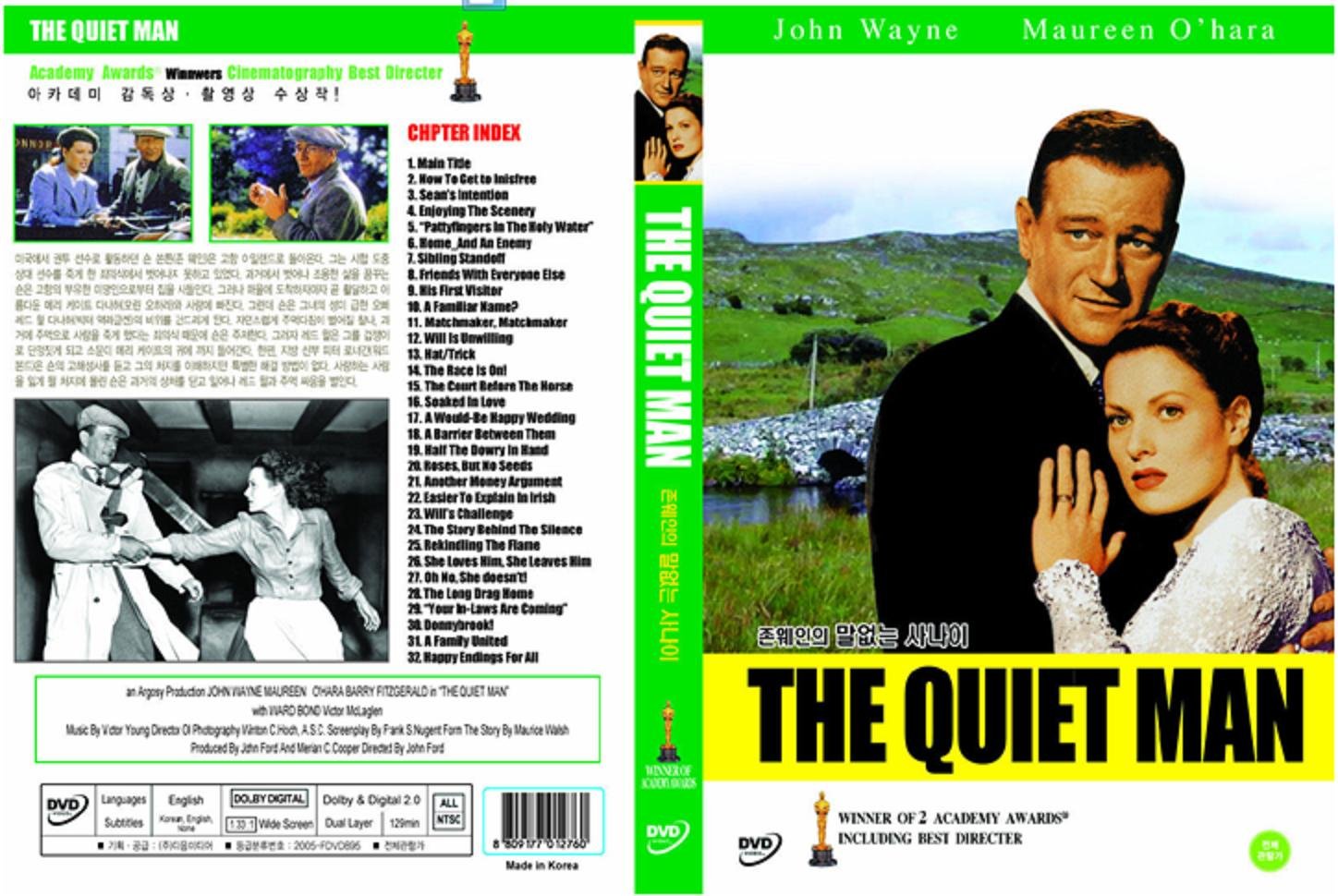 Amazon.com: The Quiet Man 1952 (Dvd,import,region Free,sealed,new ...