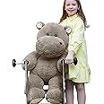 Amazon.com: BENINY Giant Humongous Hippo Stuffed Animals 36", Oversized ...