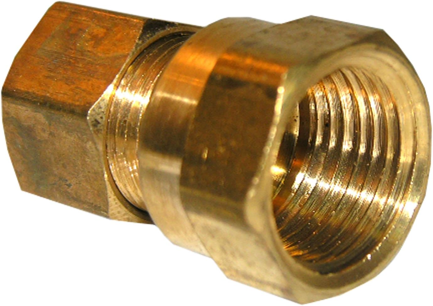 LASCO 17-6635 3/8-Inch Compression by 3/8-Inch Female Pipe Thread Brass ...