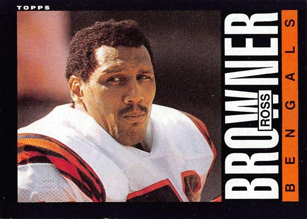 Amazon.com: Football NFL 1985 Topps #214 Ross Browner #214 EX+ Bengals ...