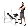 MARCY Diamond Elite Classic Multipurpose Workout Lifting Weight Bench ...