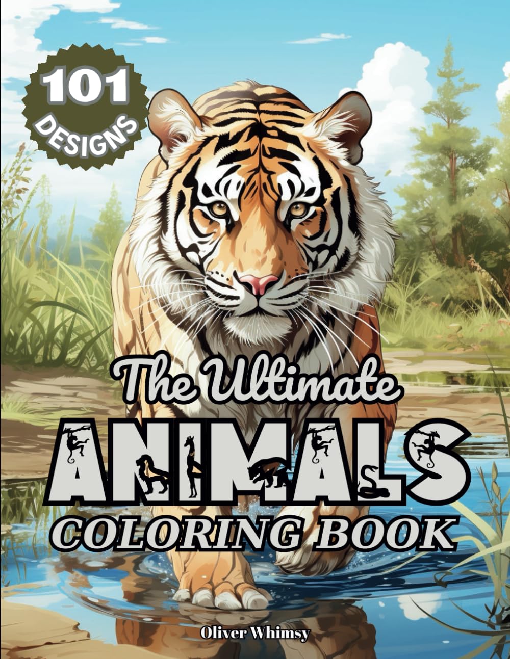 Mua The Ultimate Animal Coloring Book: 101 Amazing Animal Designs for ...