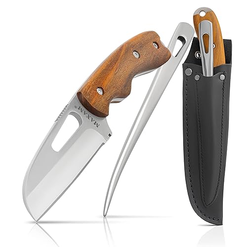 Maxam 8.5 Inch Rigging Knife with Marlinspike - Full-Tang German ...