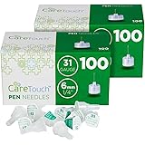 Amazon.com: Easy Touch Pen Needles 31 Gauge, 1/4 Inches, box of 100 ...