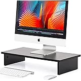 FITUEYES Clear Computer Monitor Riser TV Laptop Stand with Adjustable ...